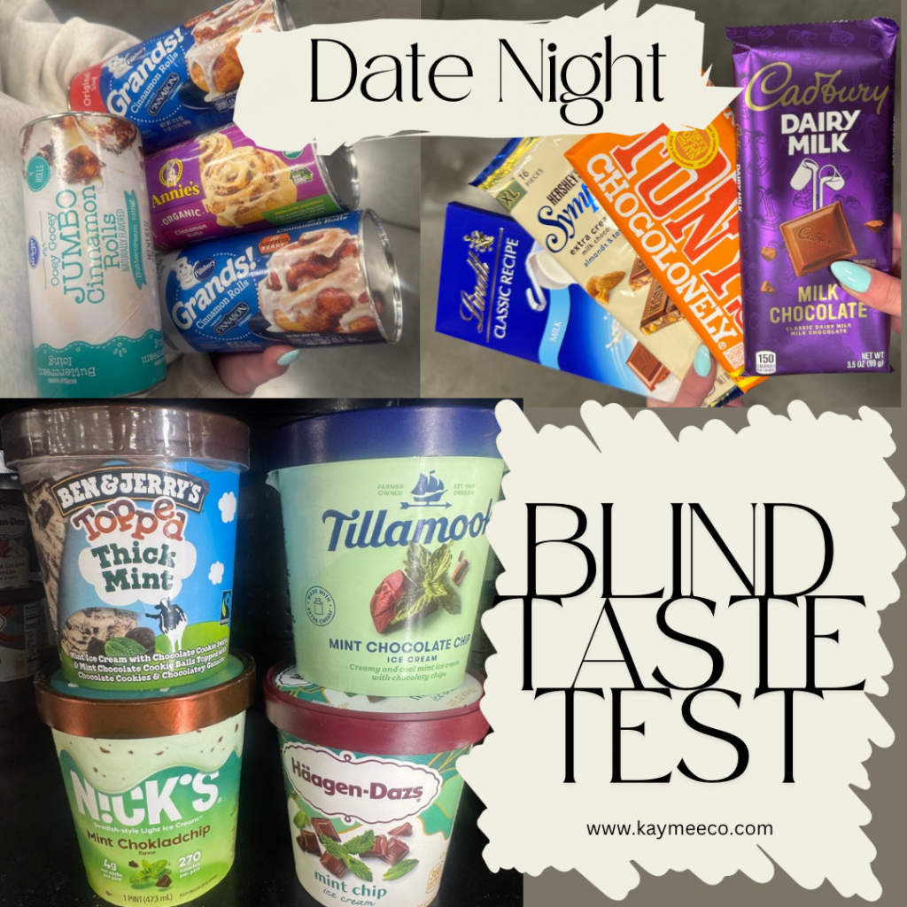 Stay IN for a Blind Taste Test Date - Kaymee+Co